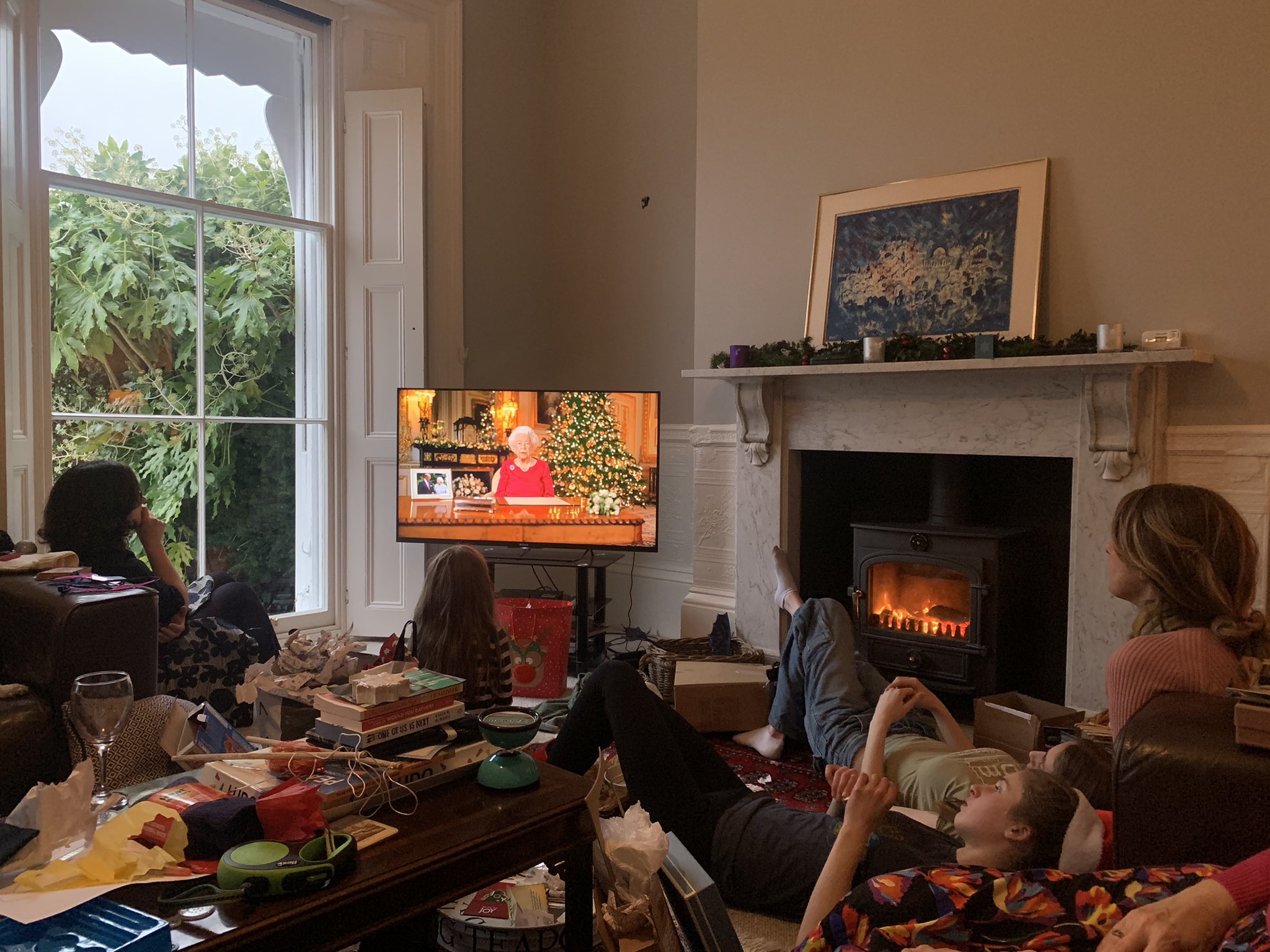 Messy Family Living Room