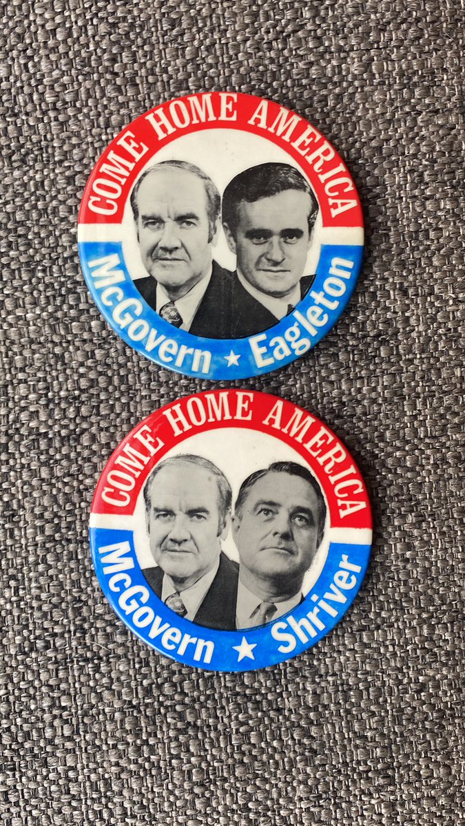 Collectibles Come Home America Presidential Pinback Button McGovern ...
