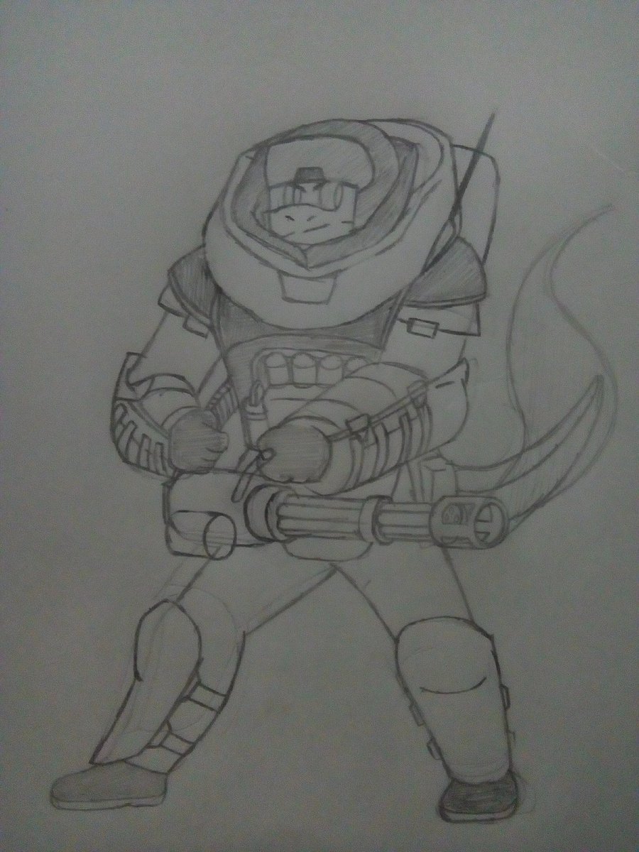 Juggernaut Suit Drawing