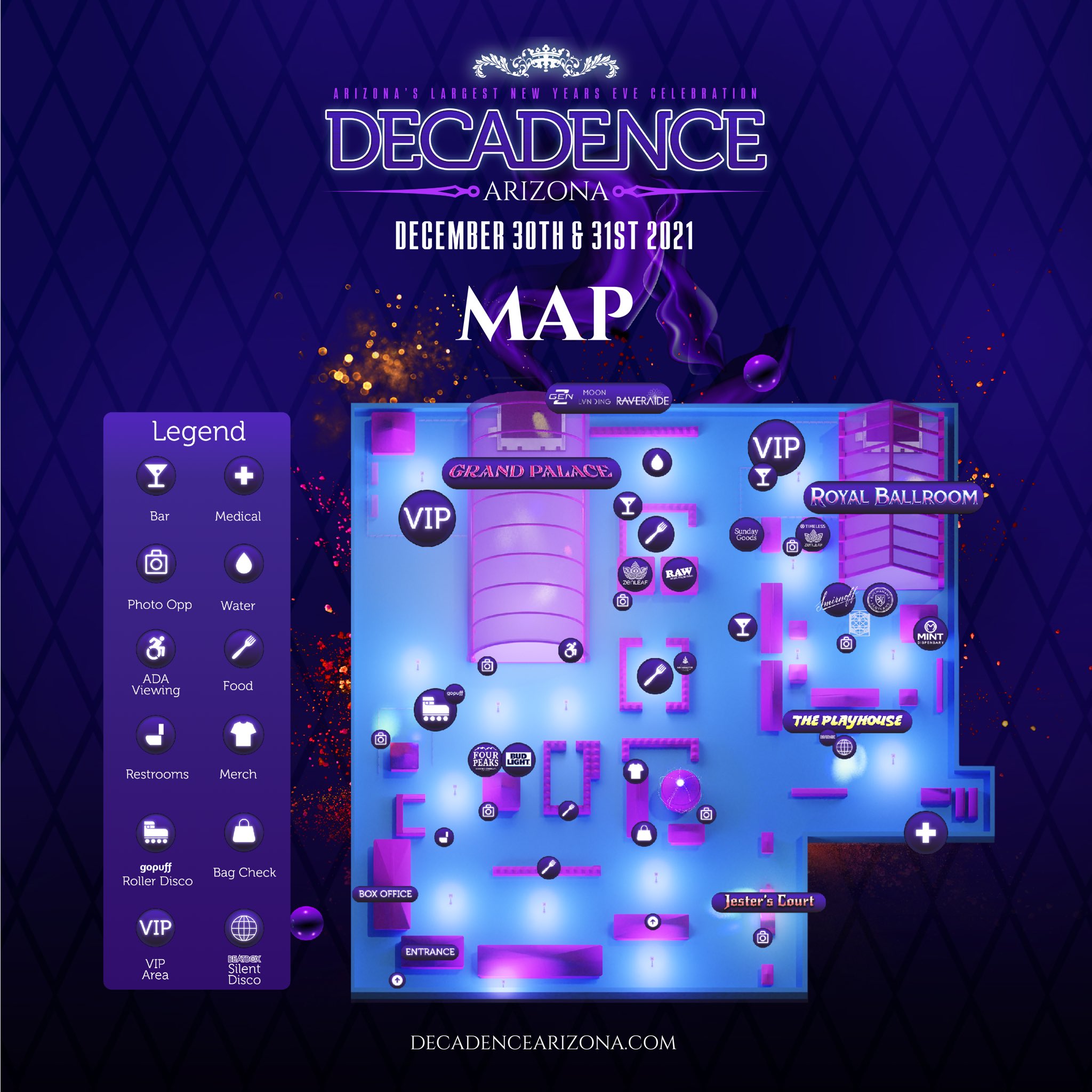 Decadence Schedule Last One For 2024! #decadence #decadenceco