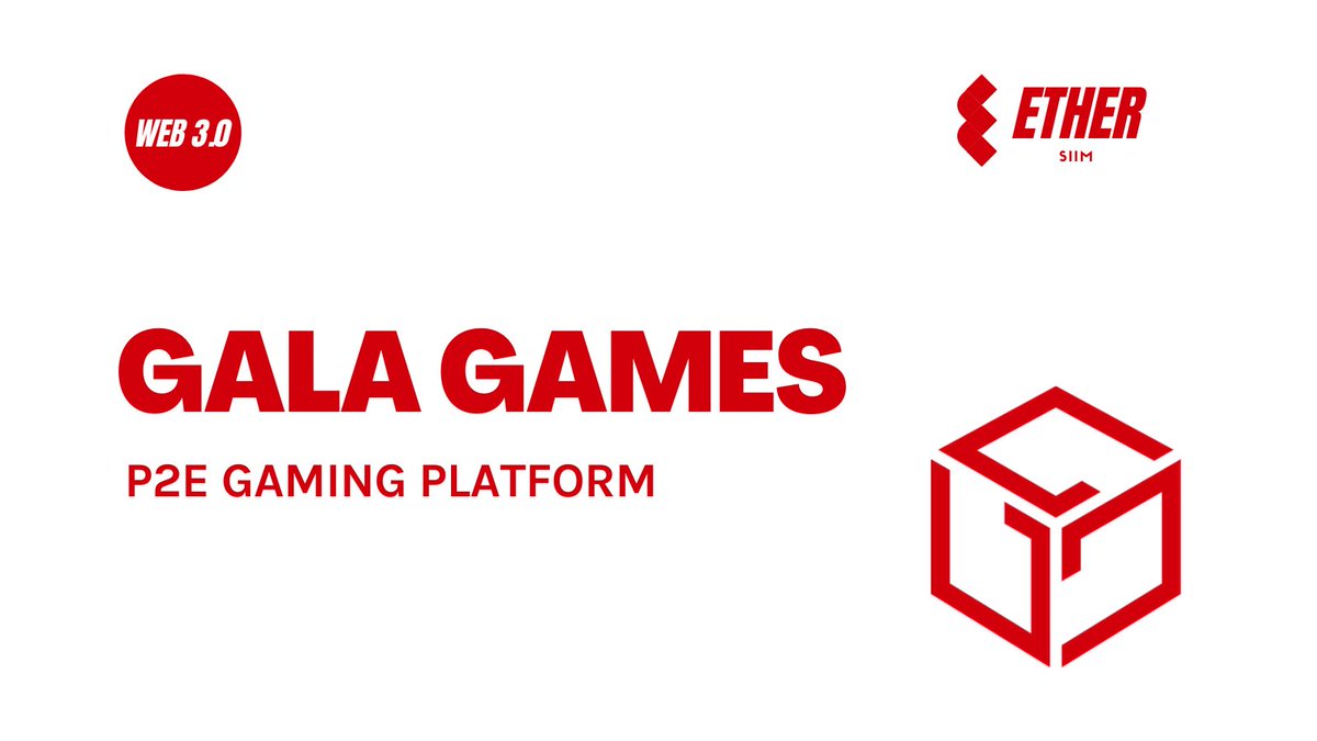 MEGA-THREAD on Web 3.0 #GALA Games. A Thread 🧵👇 - Thread from Ether ...