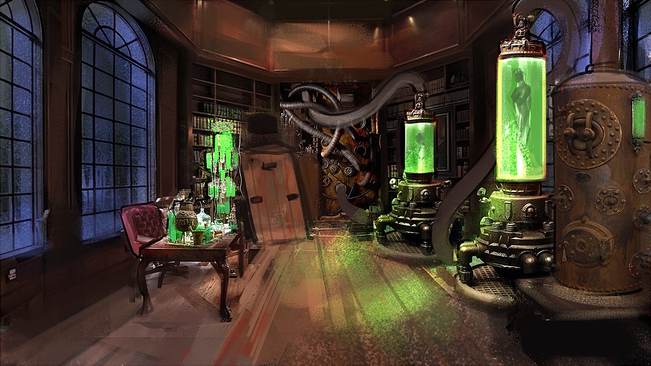 Mad Scientist Laboratory Background