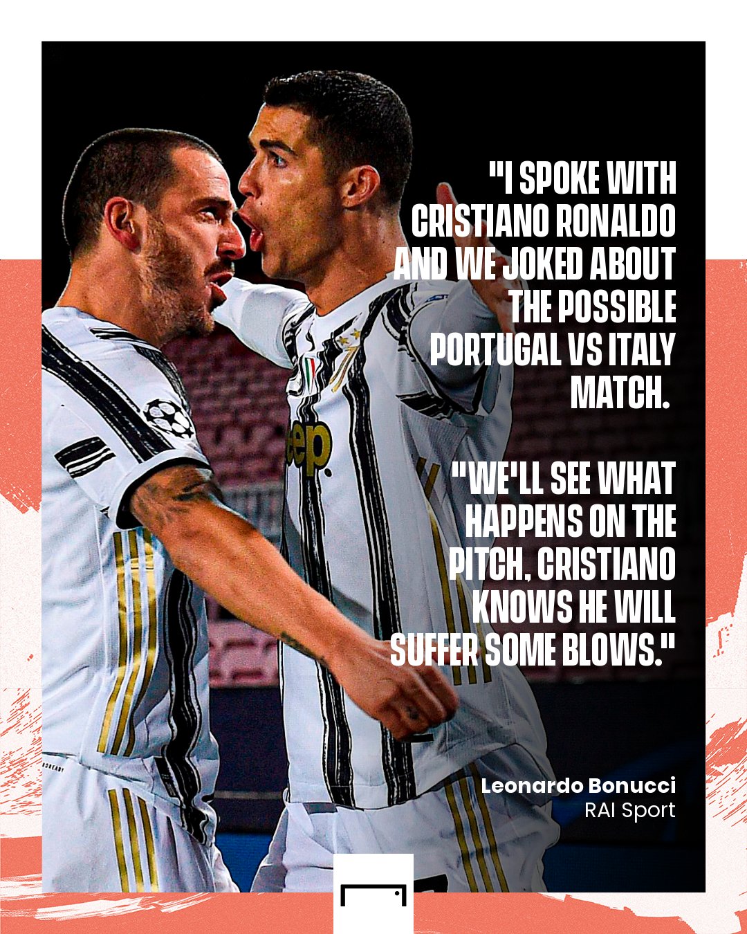 GOAL on Twitter: "Fighting talk from Leonardo Bonucci to Cristiano ...