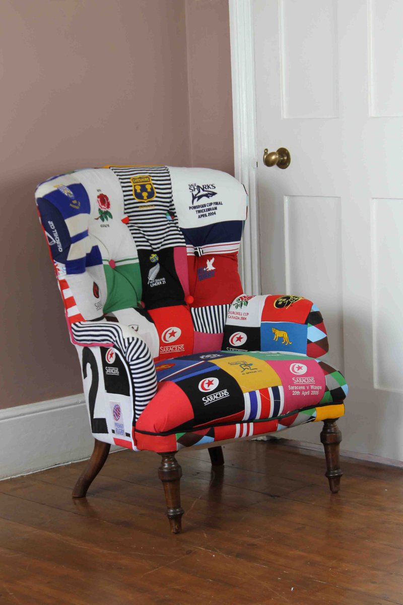 Patchwork Chaise Longue - Kelly Swallow Bespoke Chairs
