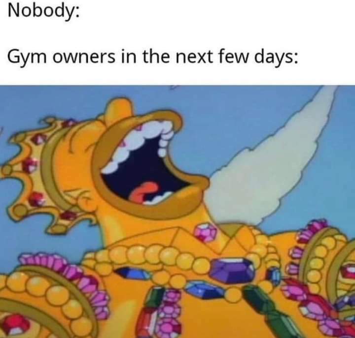 Gym Memes New Years