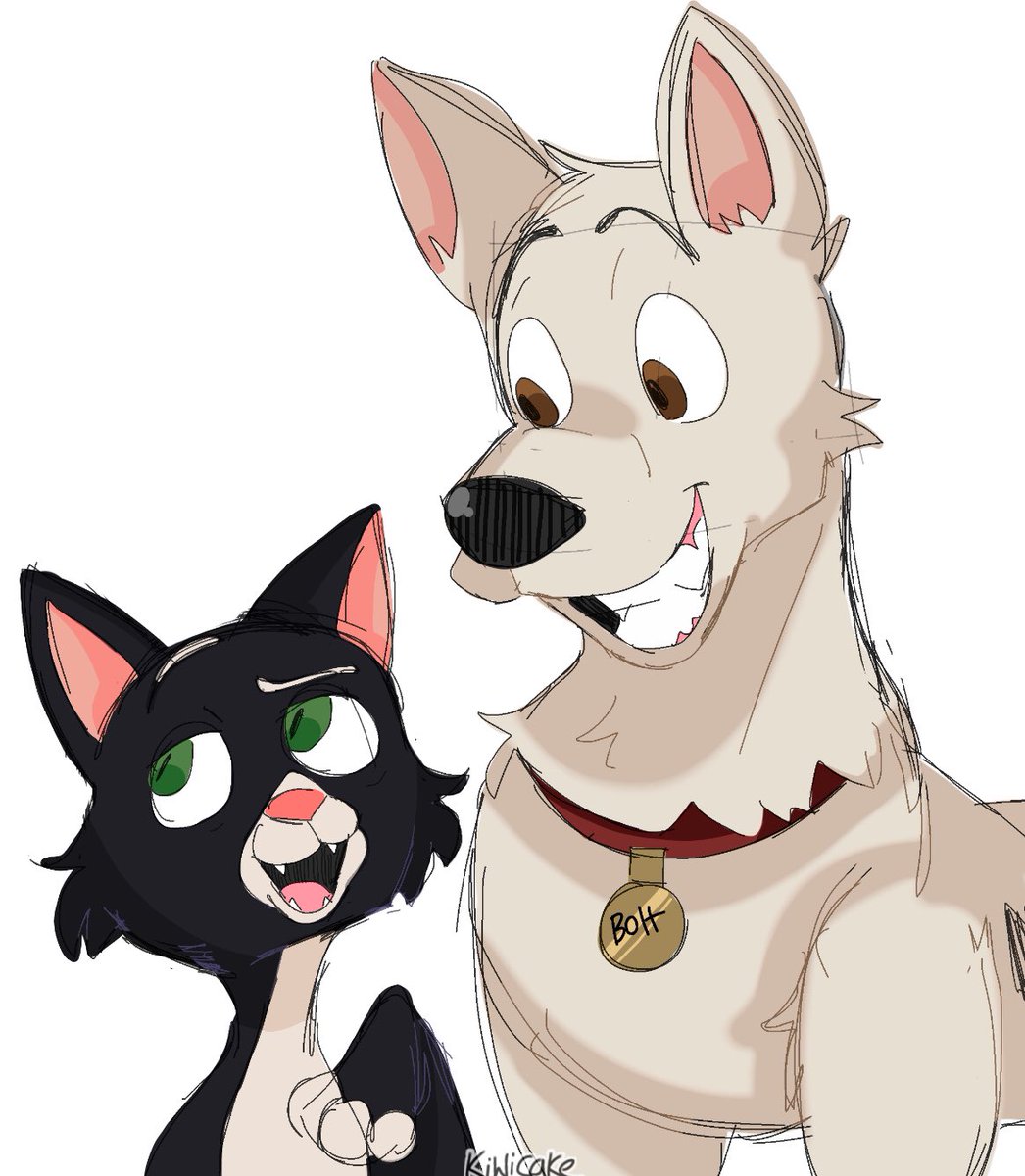 Bolt The Dog And Mittens