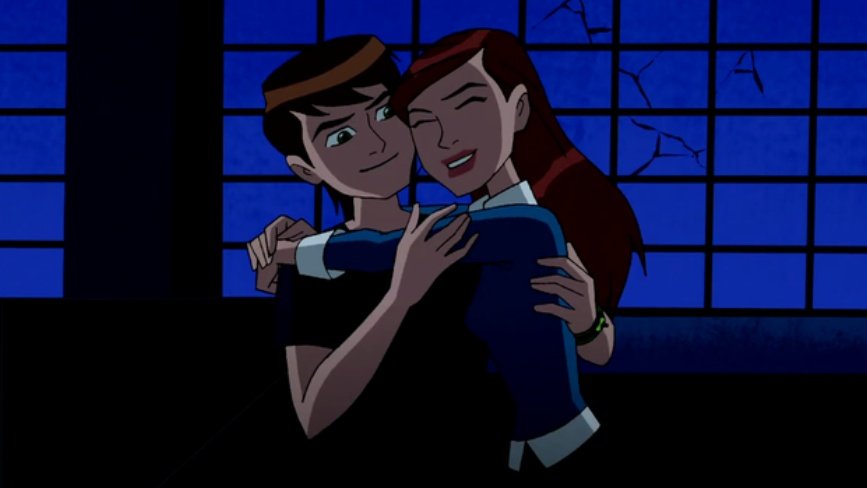 Gwen And Ben 10 Kiss
