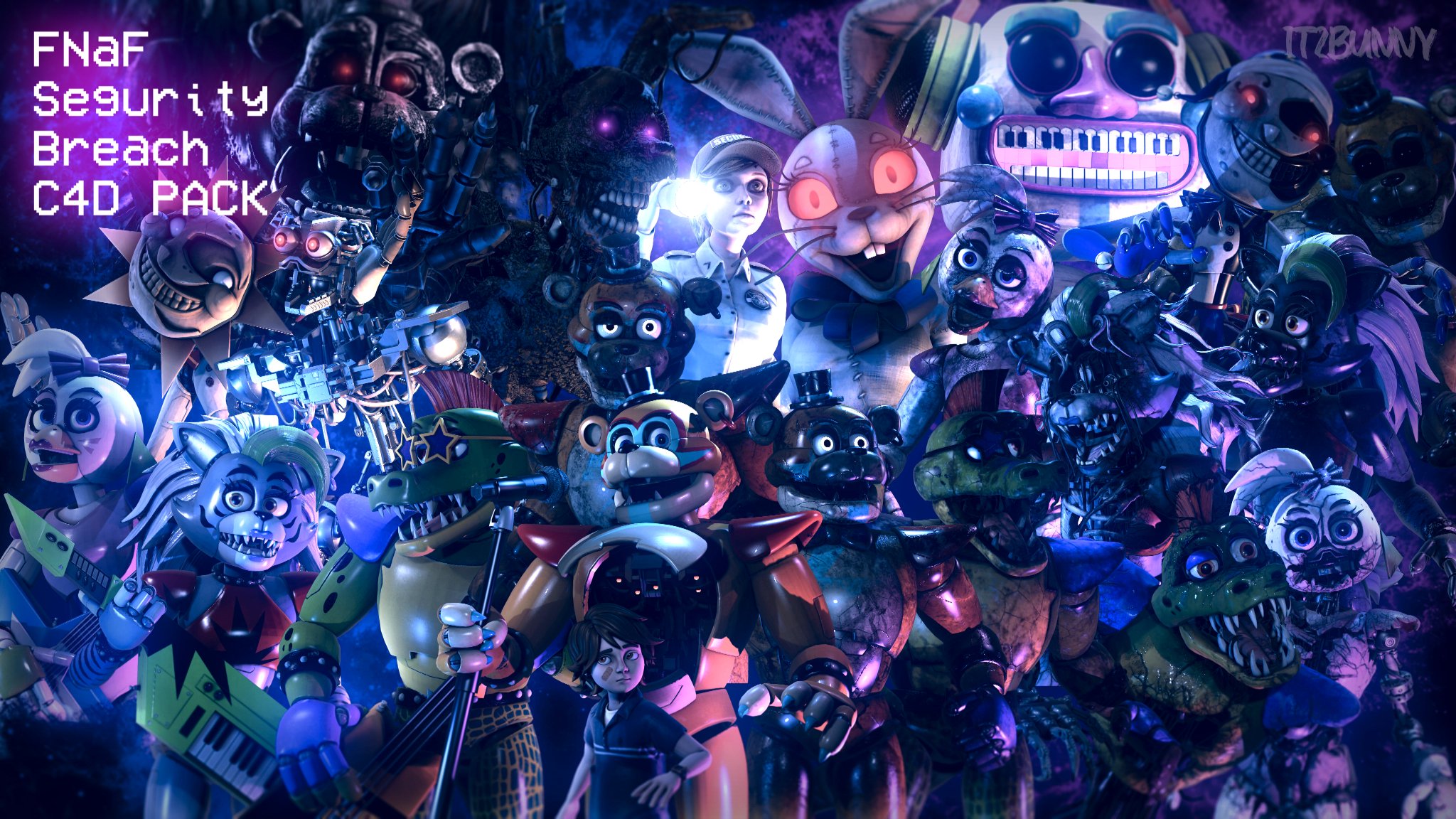 🎇 BunZai🌙 on Twitter: "[C4D-R19] Segurity Breach C4D Pack Download ! Rules: -Always Give Credits ...