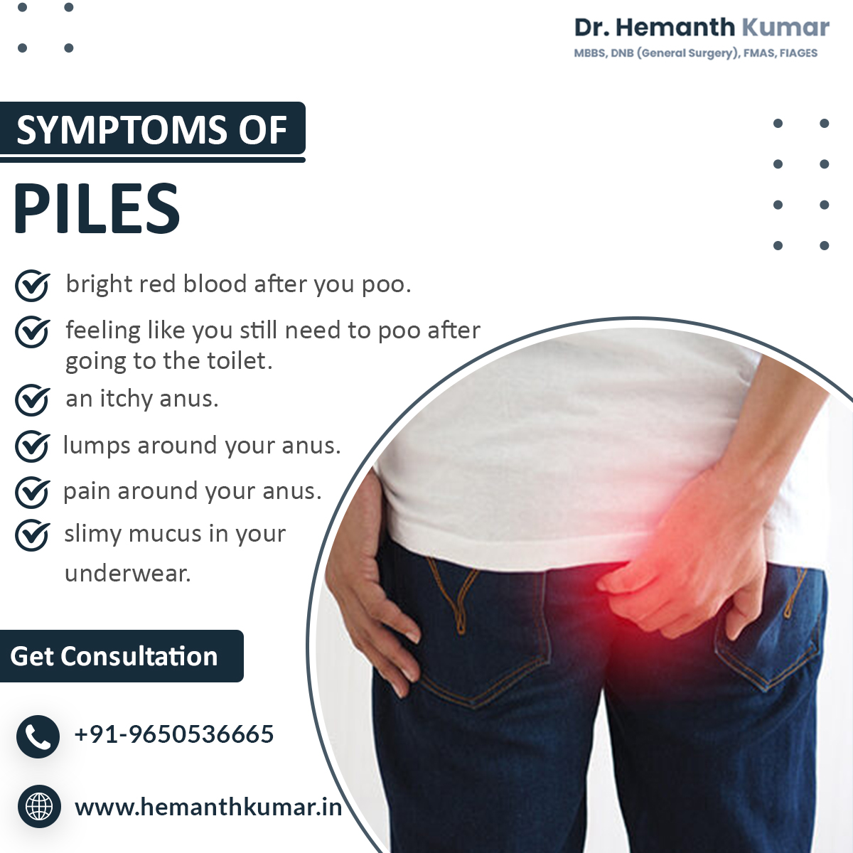 Piles Symptoms In Men