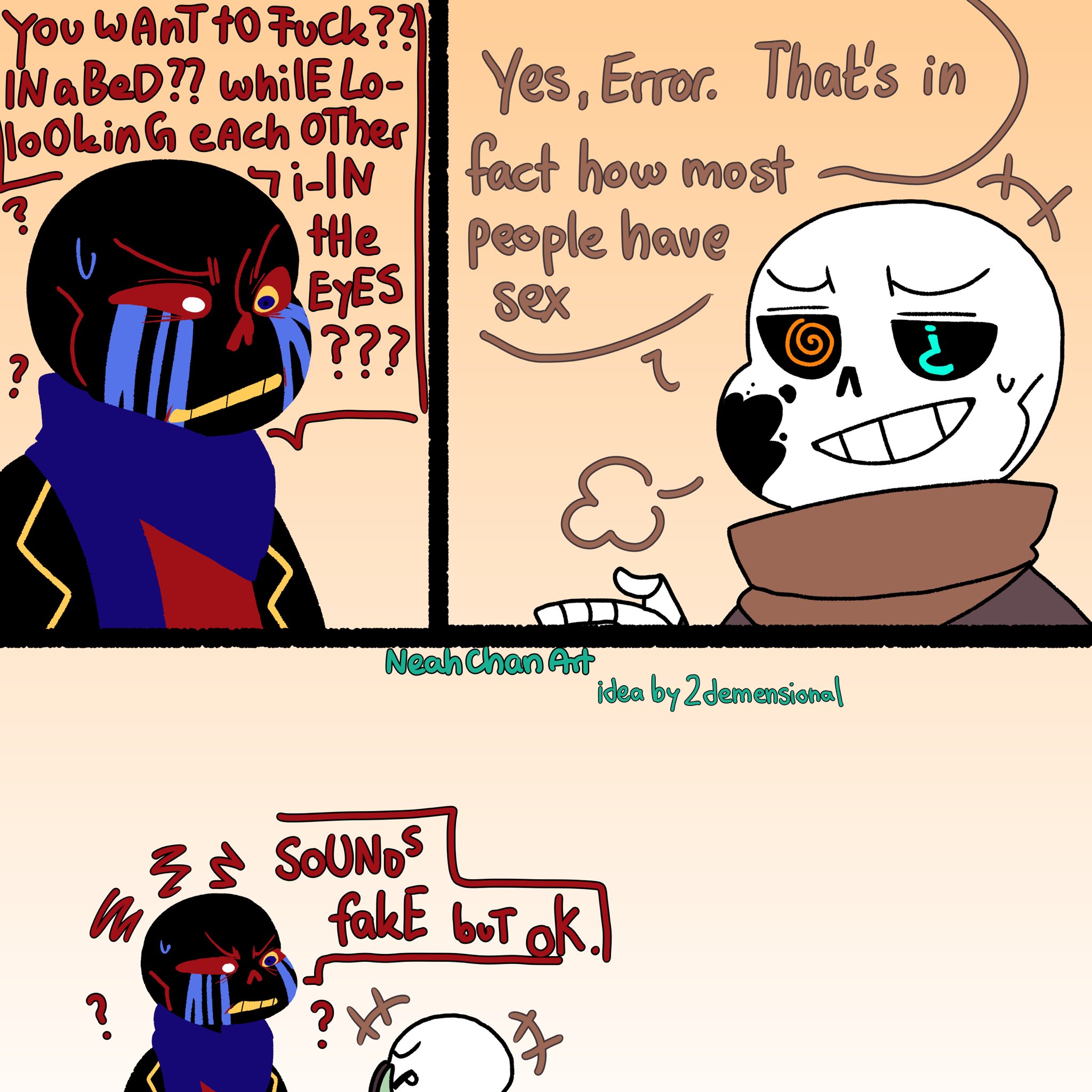 Neah on Twitter: "I had to #undertail #errink #errorink https://t.co/JLZ9lM4Nn3" / Twitter