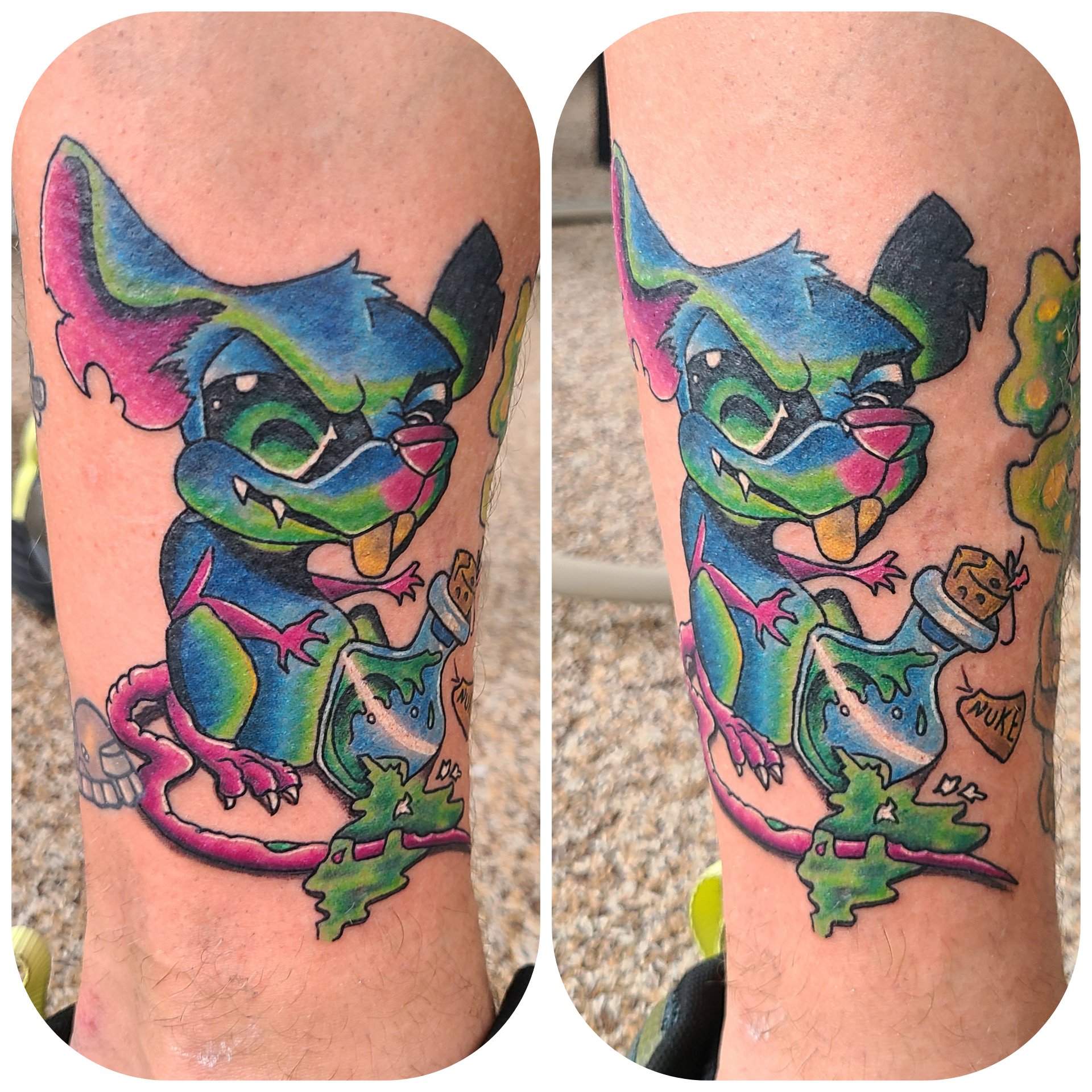 Bruce Benkert Tattoos CARE CAUSE CURE