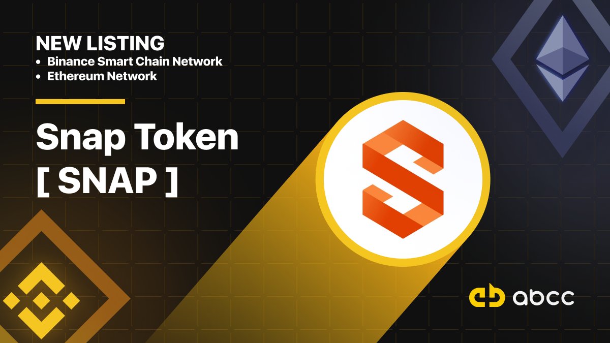 ABCC Exchange on Twitter: "#ABCC is the first #CEX to list $SNAP to trade against $USDT on # ...
