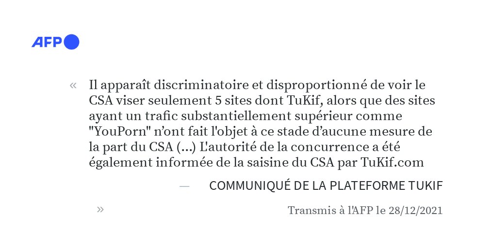 Agence France Presse On Twitter Le Site Pornographique Tukif Sommé