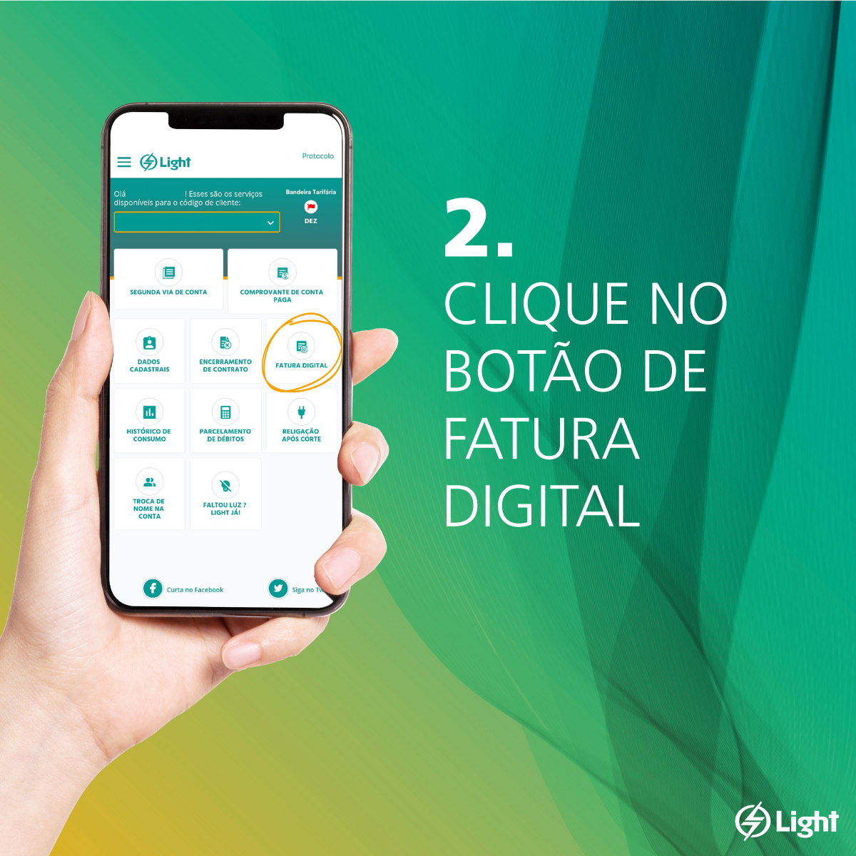 Agncia Virtual Light 2 Via Conta De Luz Segunda Via Light 2 VIA