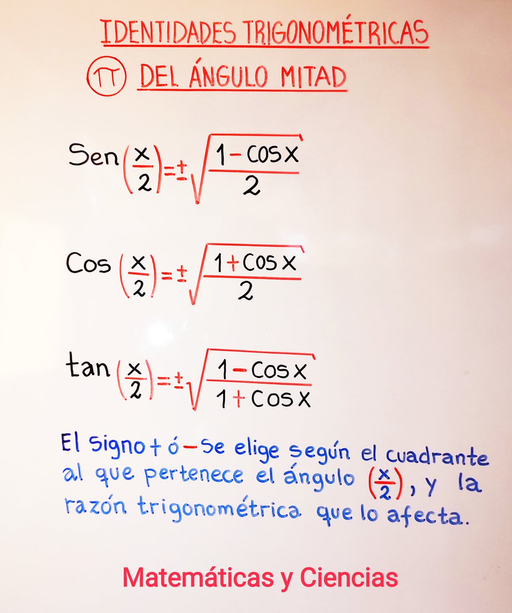 Identidades Trigonometricas Angulo Doble