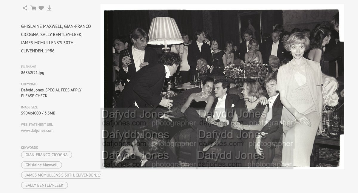 Ghislaine Maxwell's first serious boyfriend: Count Gianfranco Cicogna ...