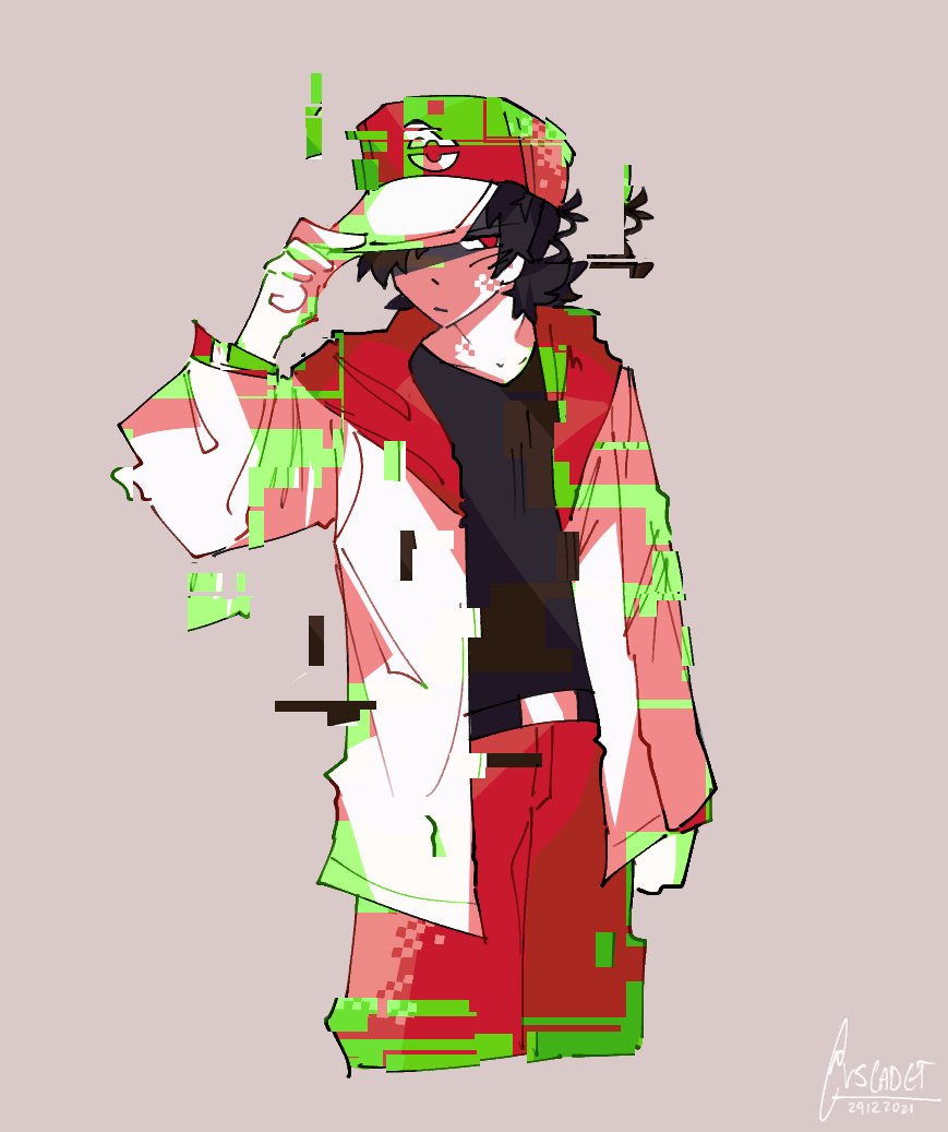 Glitchy Red