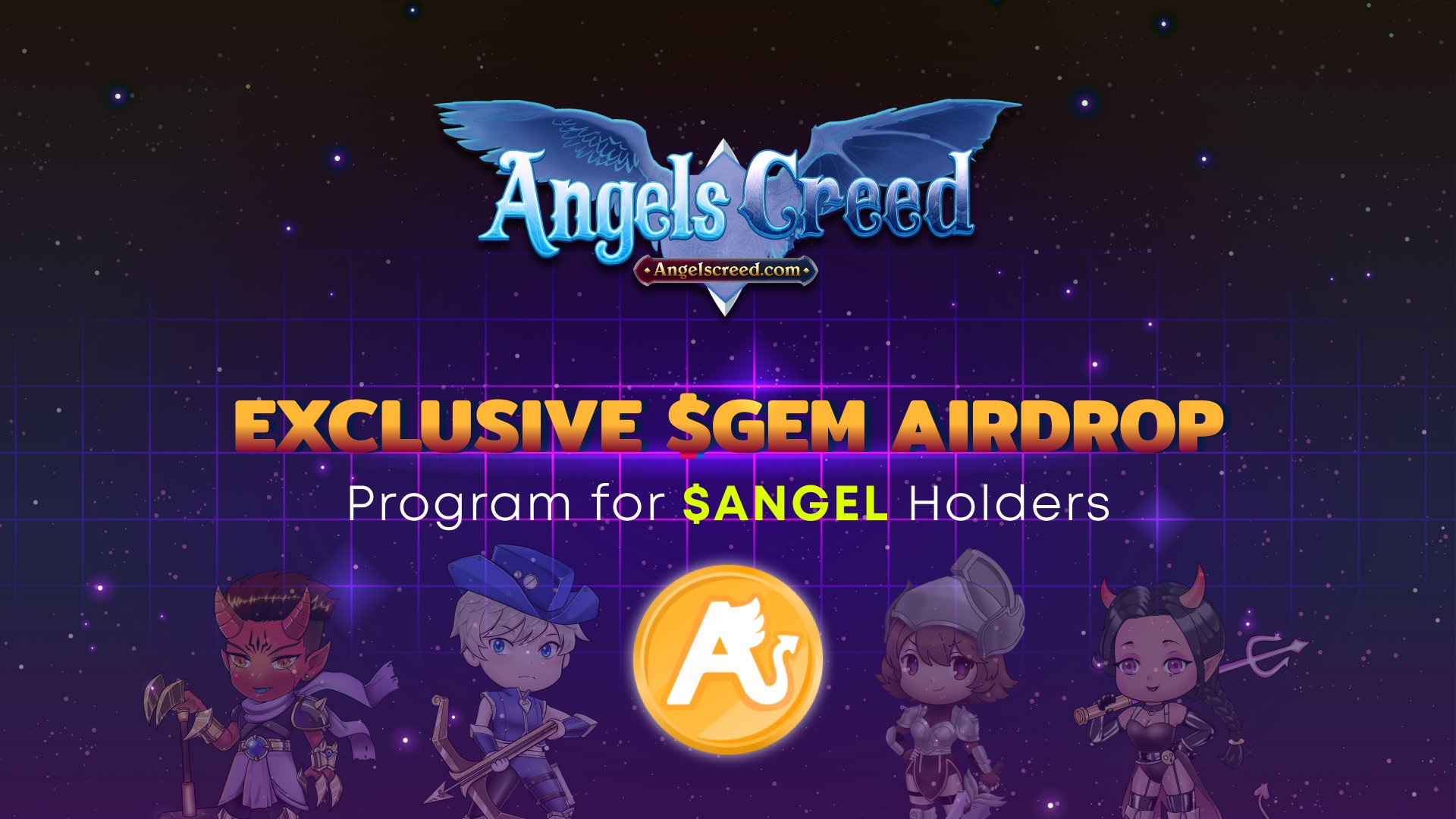 Angels Creed|Play To Earn on Twitter: "🔥🔥🔥Announcing details about $GEM airdrop for $ANGEL ...