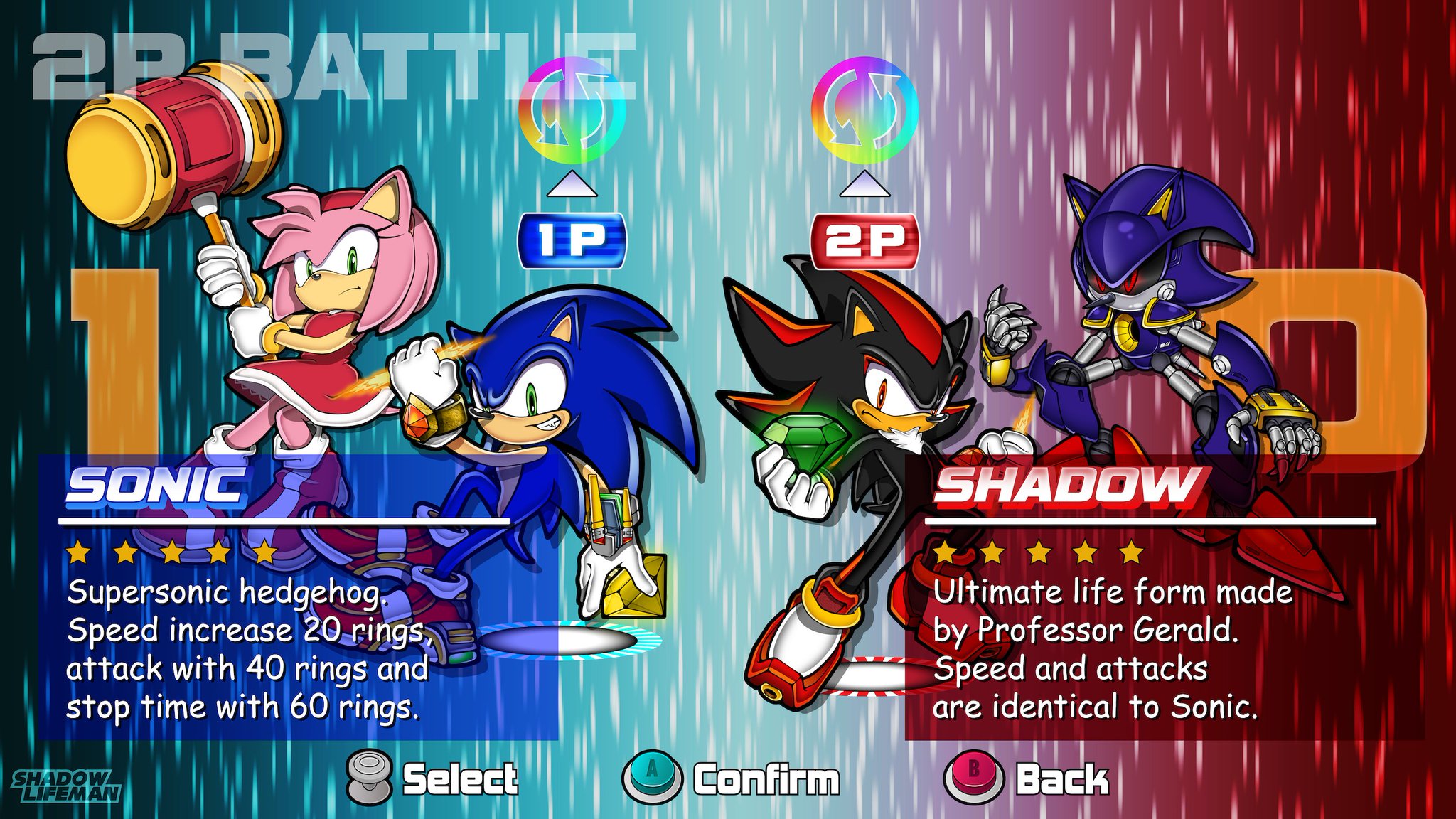 Sonic Battle Shadow Attacks