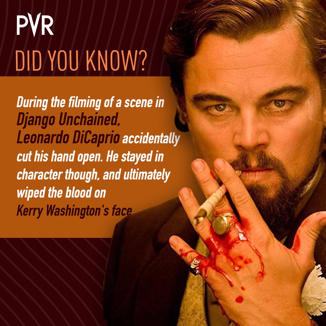 Django Unchained Leonardo Dicaprio Cut Hand