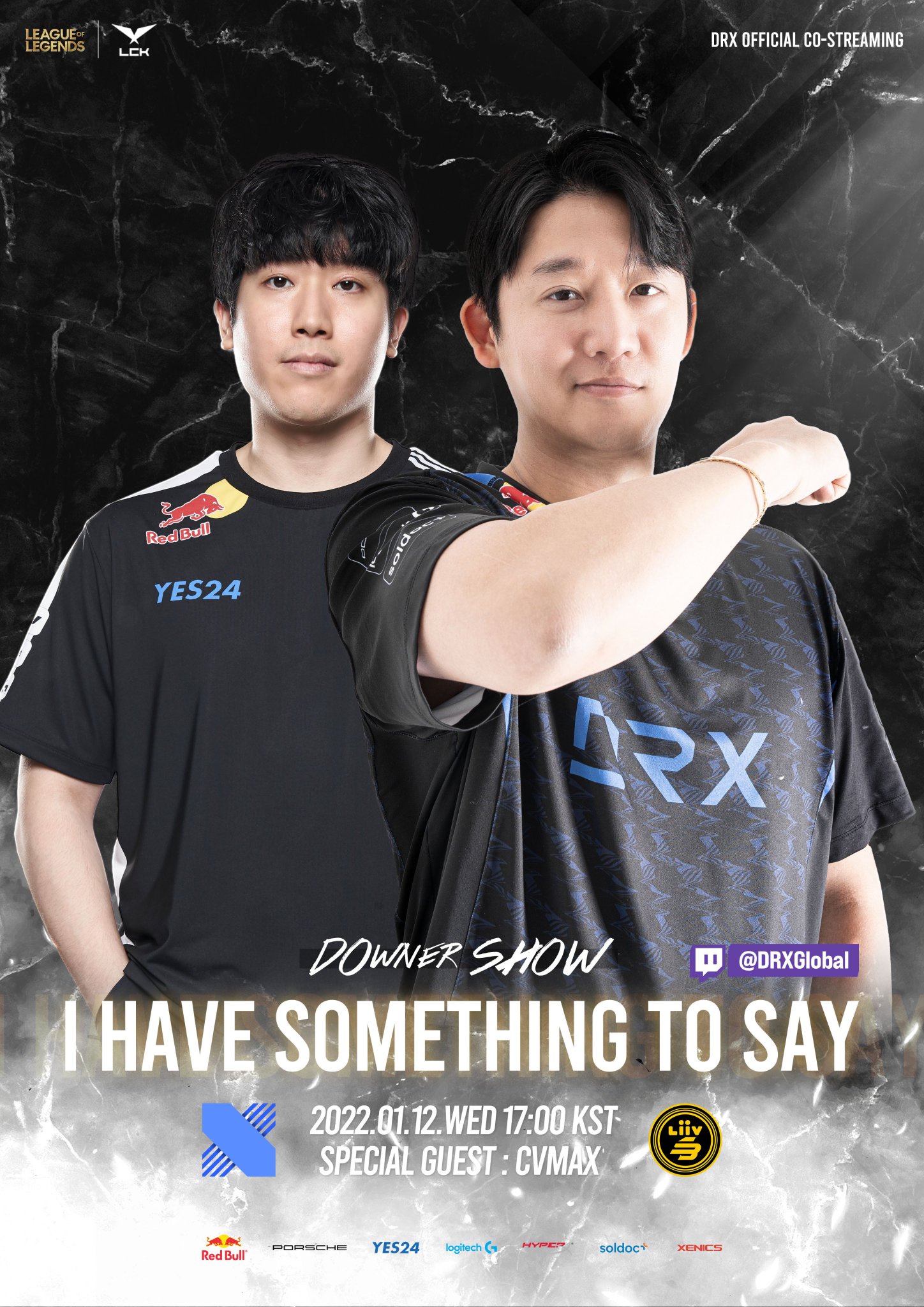 DRX @ #Worlds2022 🇺🇸 on Twitter: "2022 DRX Spring Split 개막전! DRX의 LCK 첫 경기를 공식 스트리밍에서 응원해주세요🙌 ...