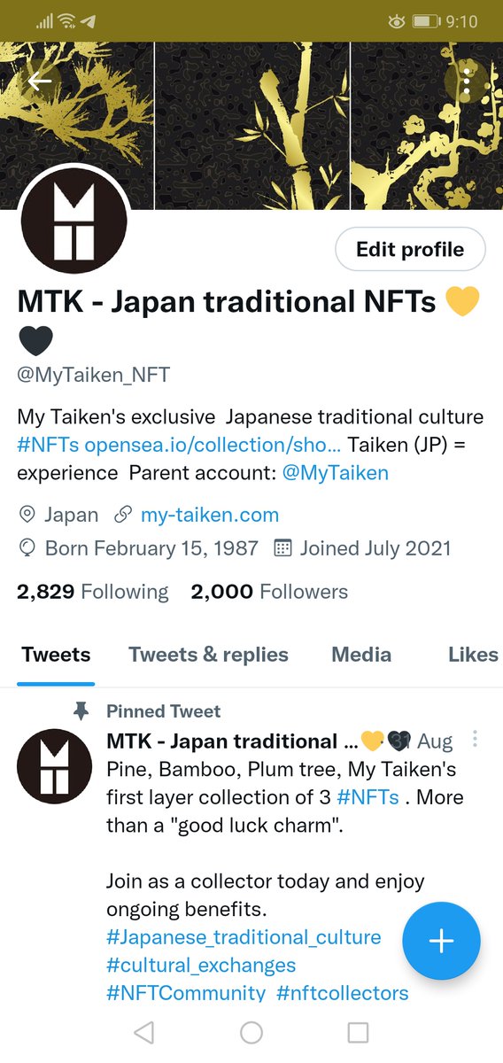 MTK NFT - Japanese masters' NFTs 🗝️ 🎐 (@MTK_NFT) | Twitter