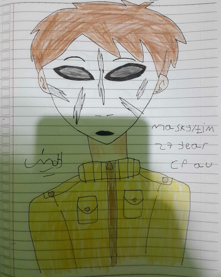 Creepypasta Masky Drawing