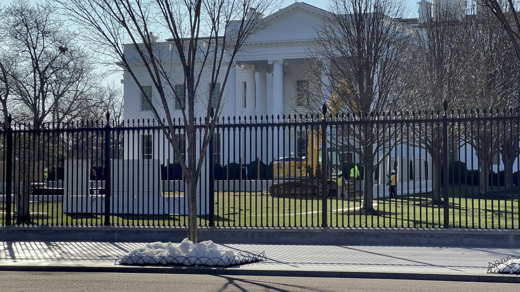 White House Lawn Fence