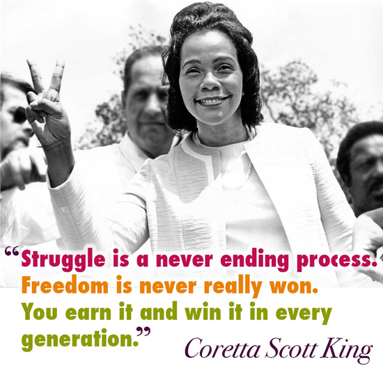 Coretta Scott King Quotes