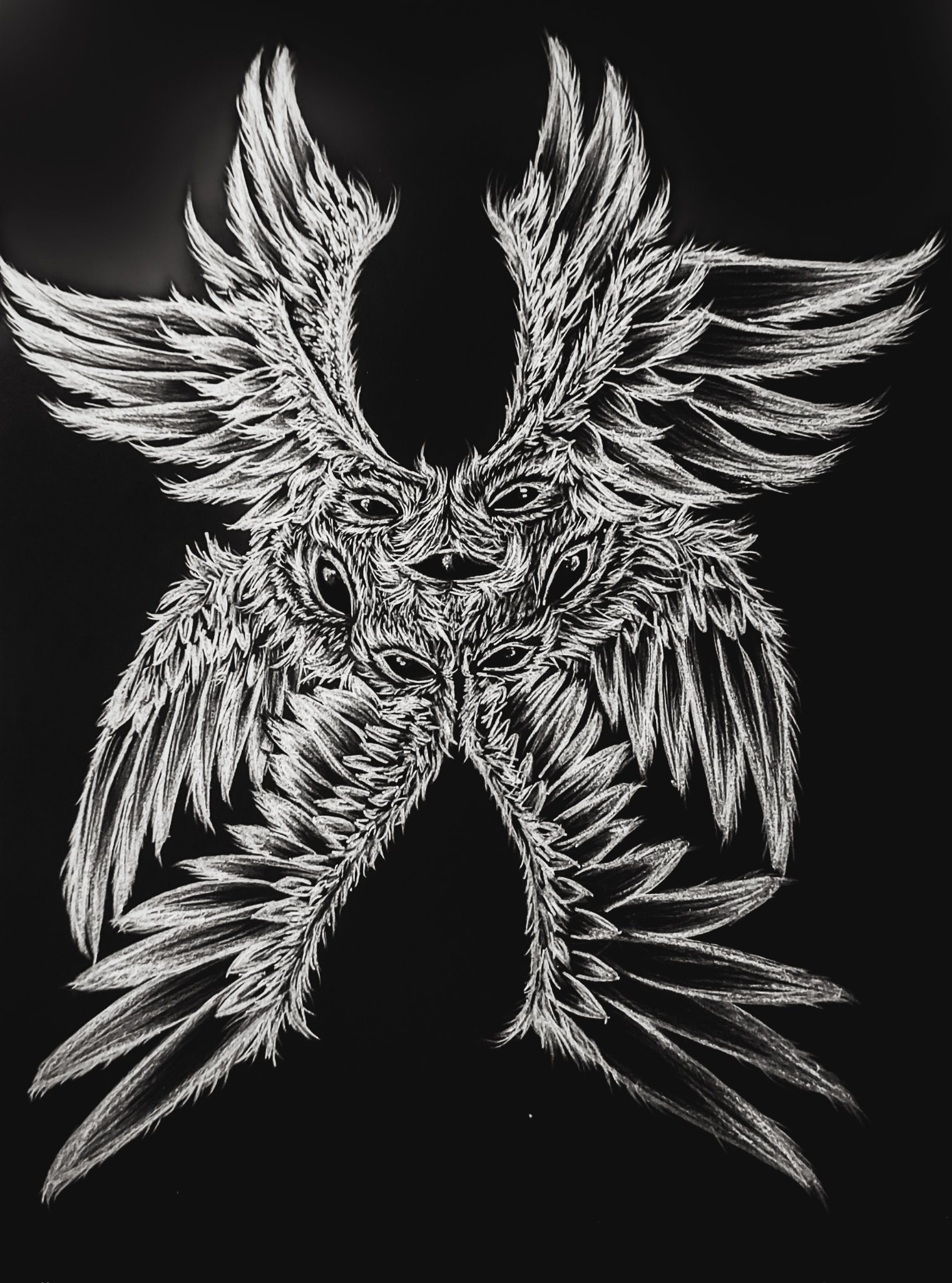 For Today Seraphim Black And White