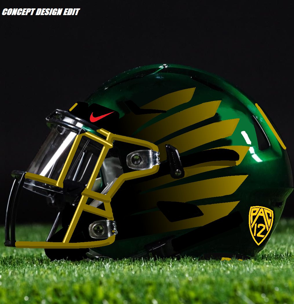 Oregon Ducks Football Helmets 2022