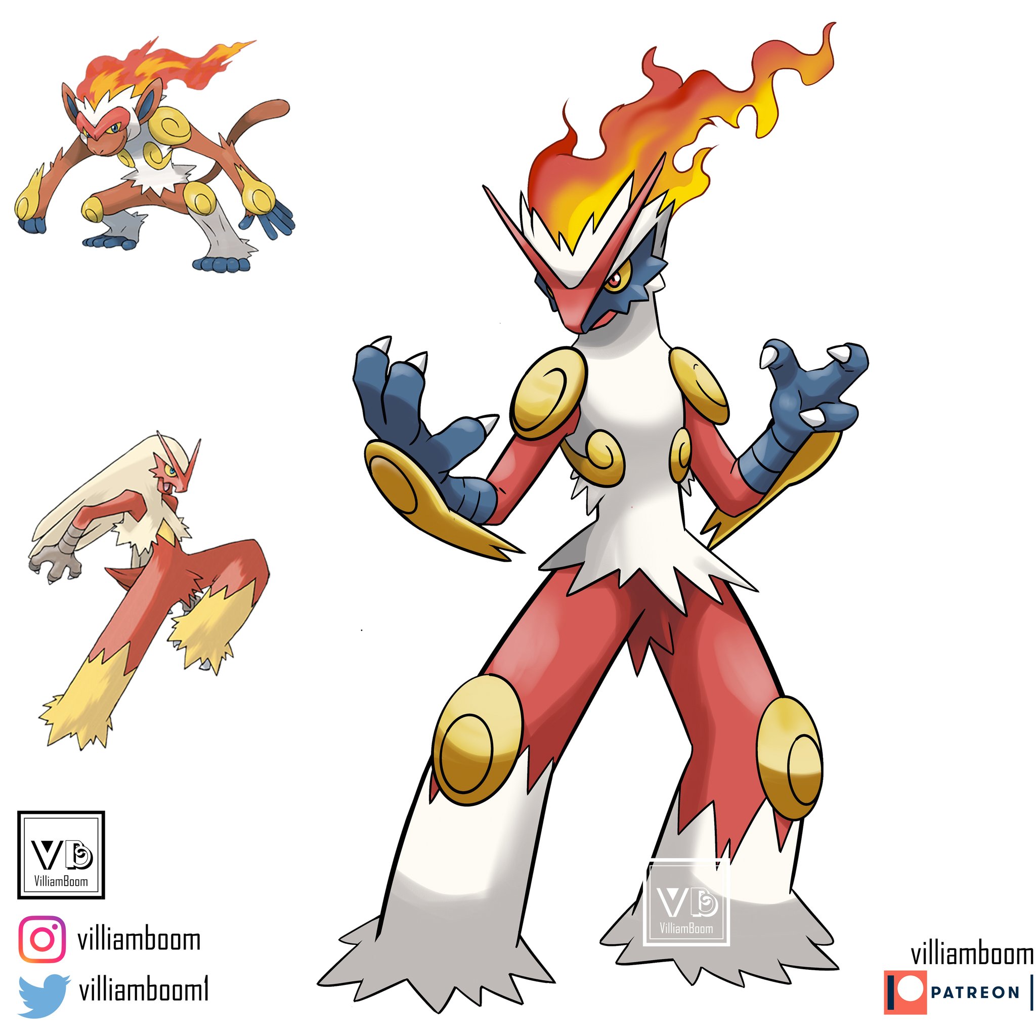 Pokemon Blaziken Vs Infernape