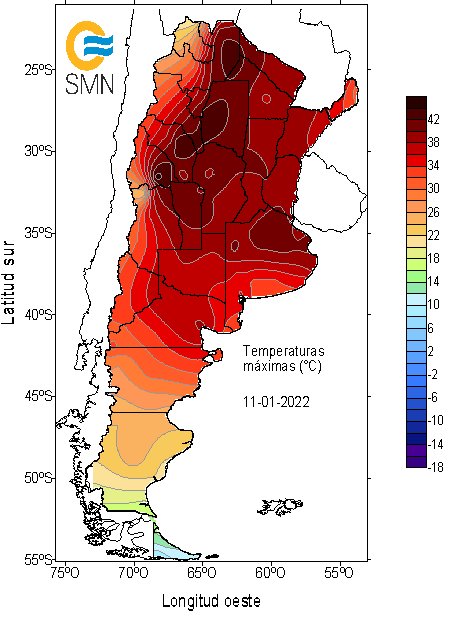 Argentina Climate Map