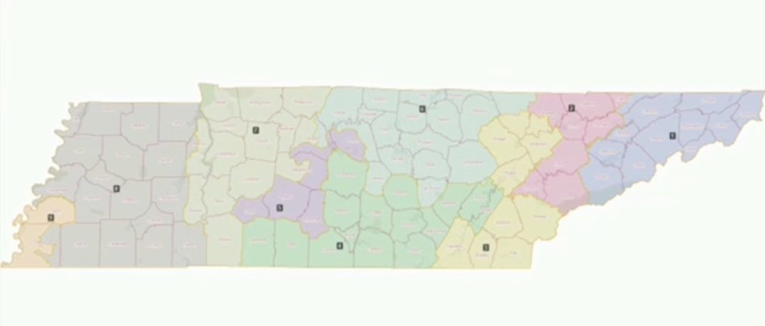 Proposed Tennessee Congressional redistricting map adds Tipton County ...