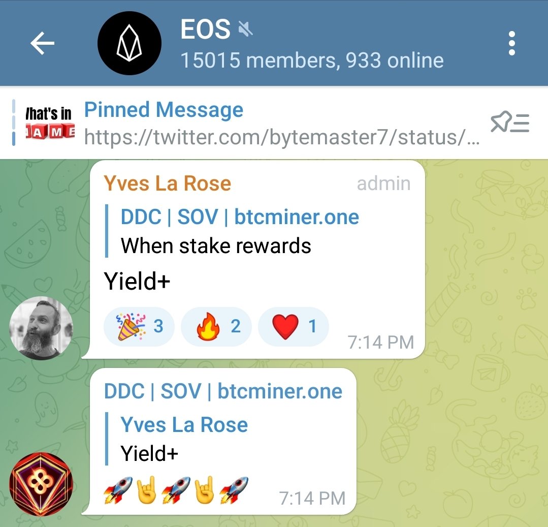 EOS Network Foundation on Twitter: "#EOS Yield+ 🚀🤯 Tag who you would you like to see in that ...