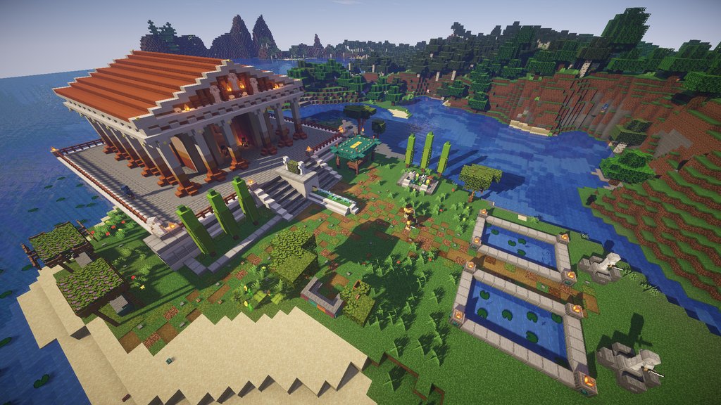 Ancient Greek Houses Minecraft