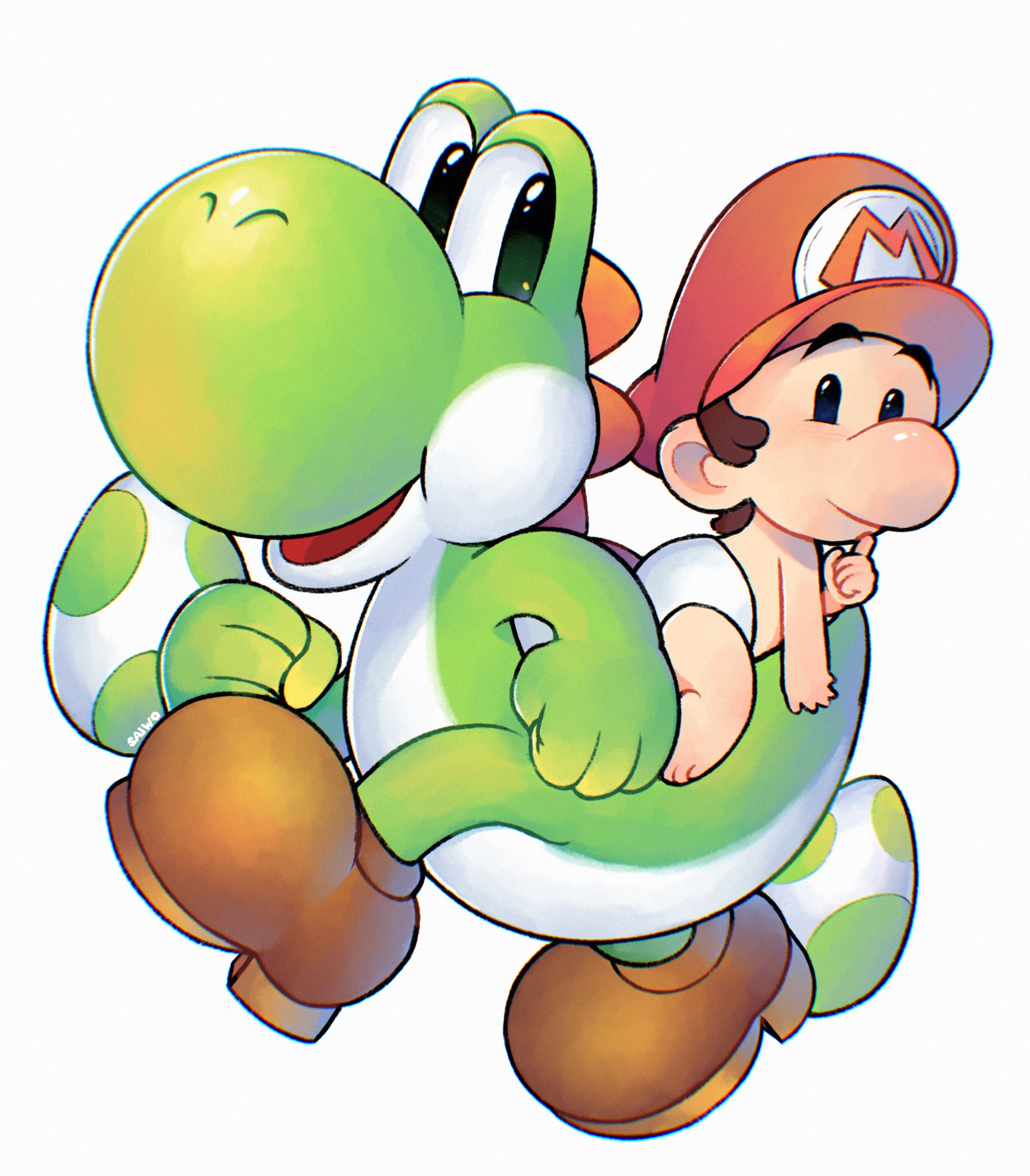 Baby Yoshi From Mario