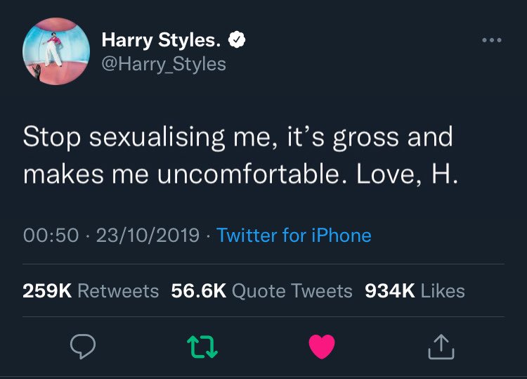 Harry Styles Tweets On Twitter