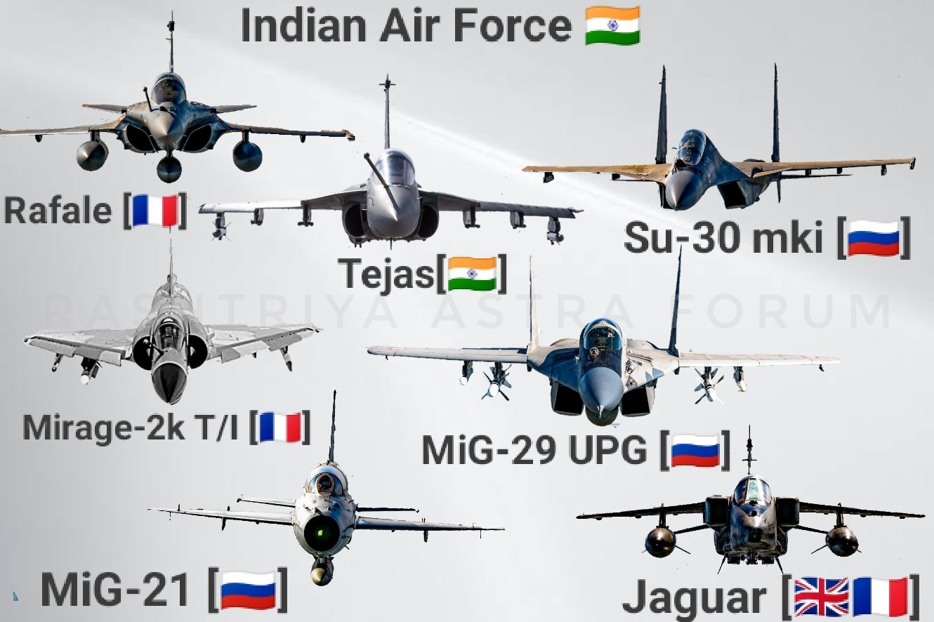 Indian Air Force Fighter Planes Names Indian Air Force's MiG 29 Fleet