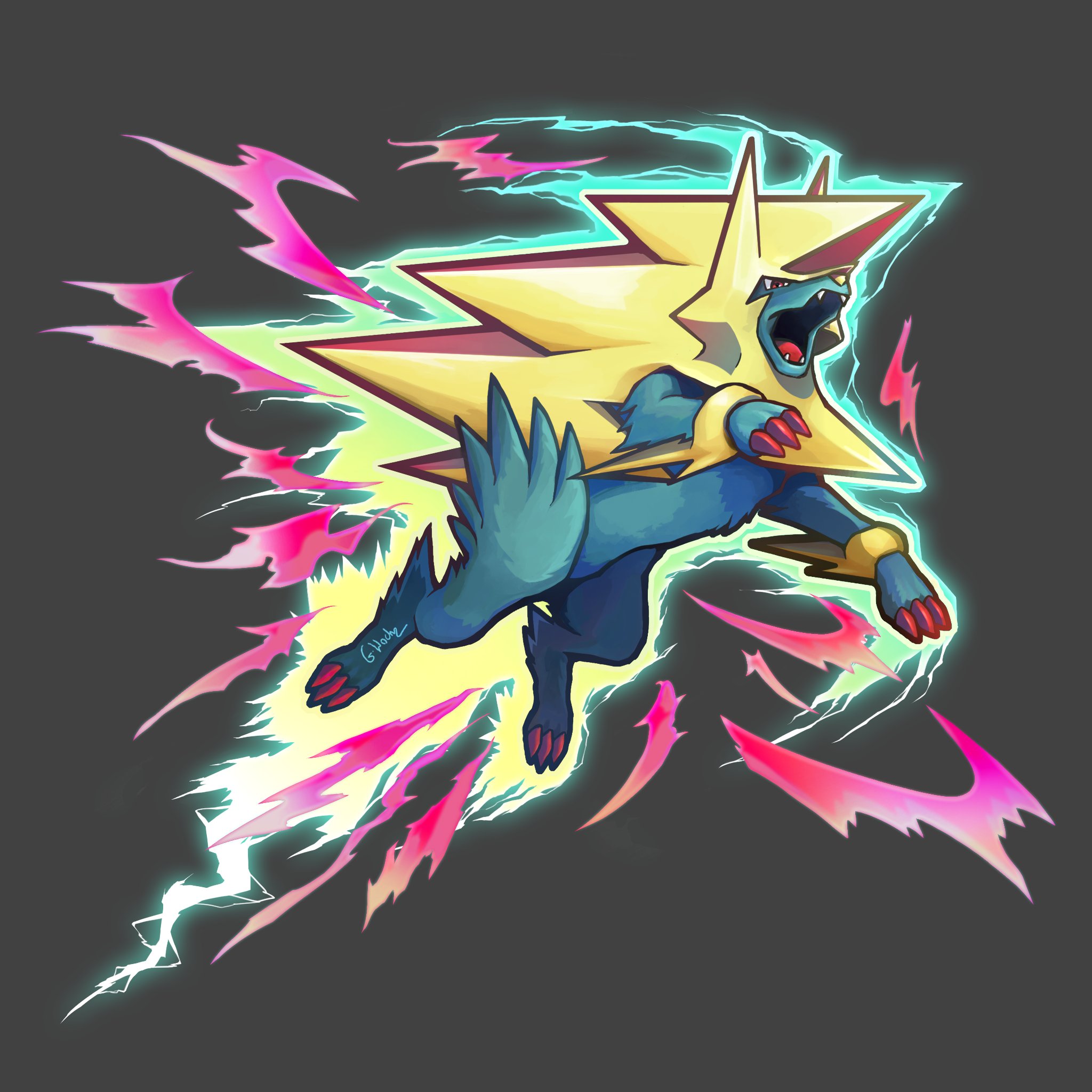 Mega Manectric Wallpaper