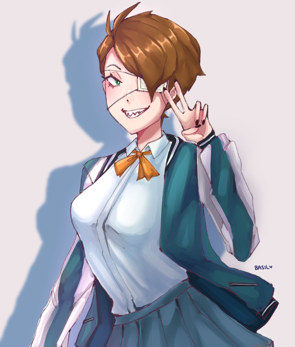 Got a commission done of best girl Kuin Hachisuka by @BasiilLeaf!! : r ...