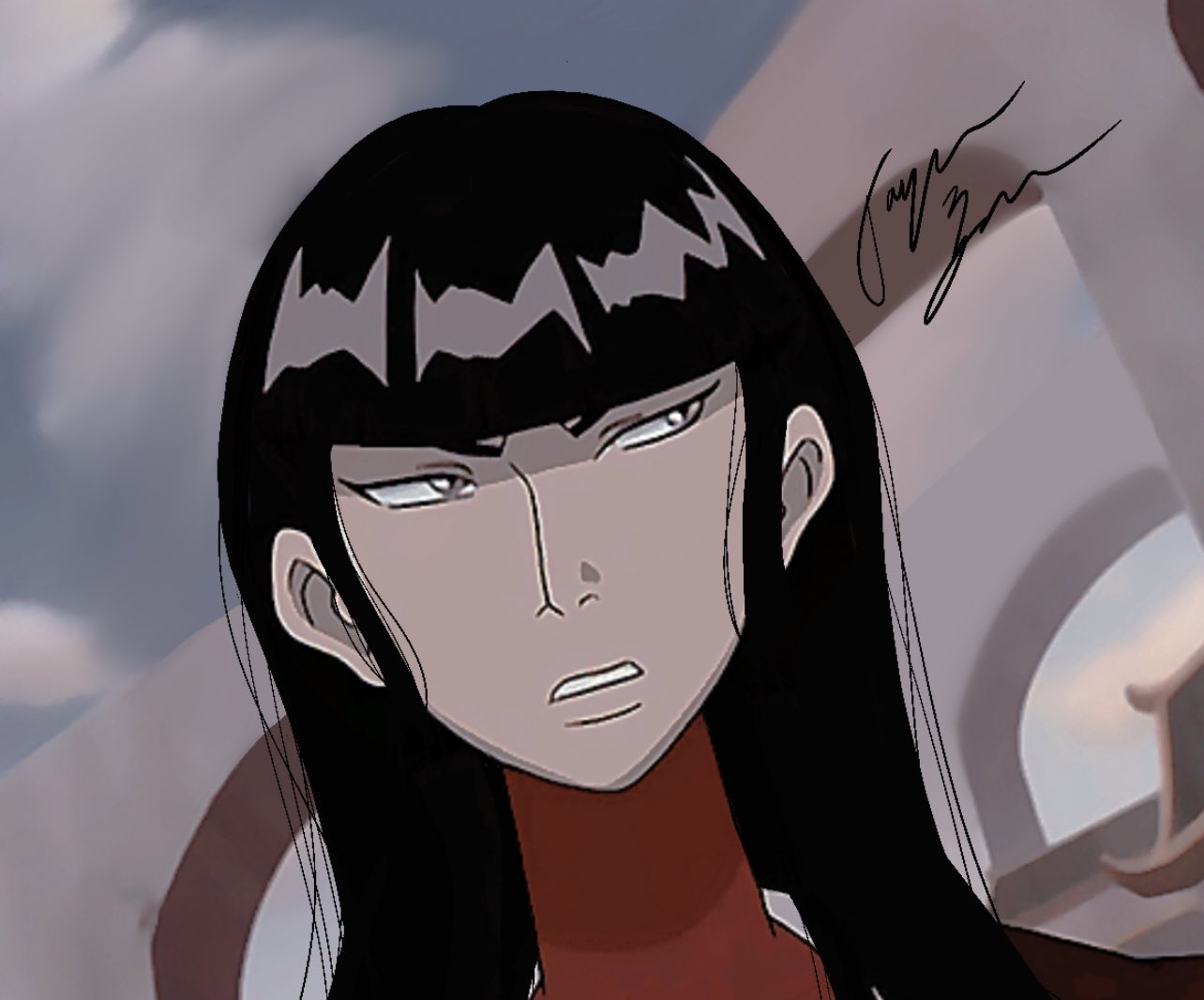 Azula Hair Down
