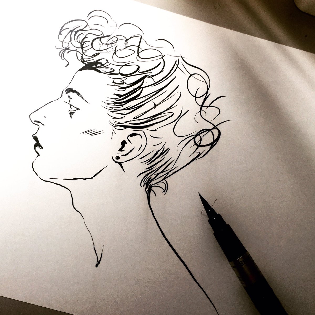 「本日ライブ盤リリース&サブスク解禁おめでとうございます。 昨夜アップしたのより、少し大きいかなサイズ。ぬり絵。よかった」y.ganpukuの漫画