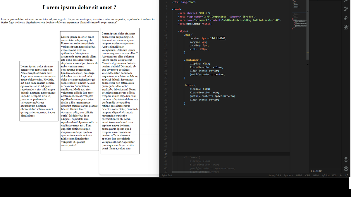 ️دعونا نفهم أساسيات CSS Flexbox ️ flexbox هو نموذج تخطيط أحادي الأبعاد يمكن استخدامه لإنشاء ...