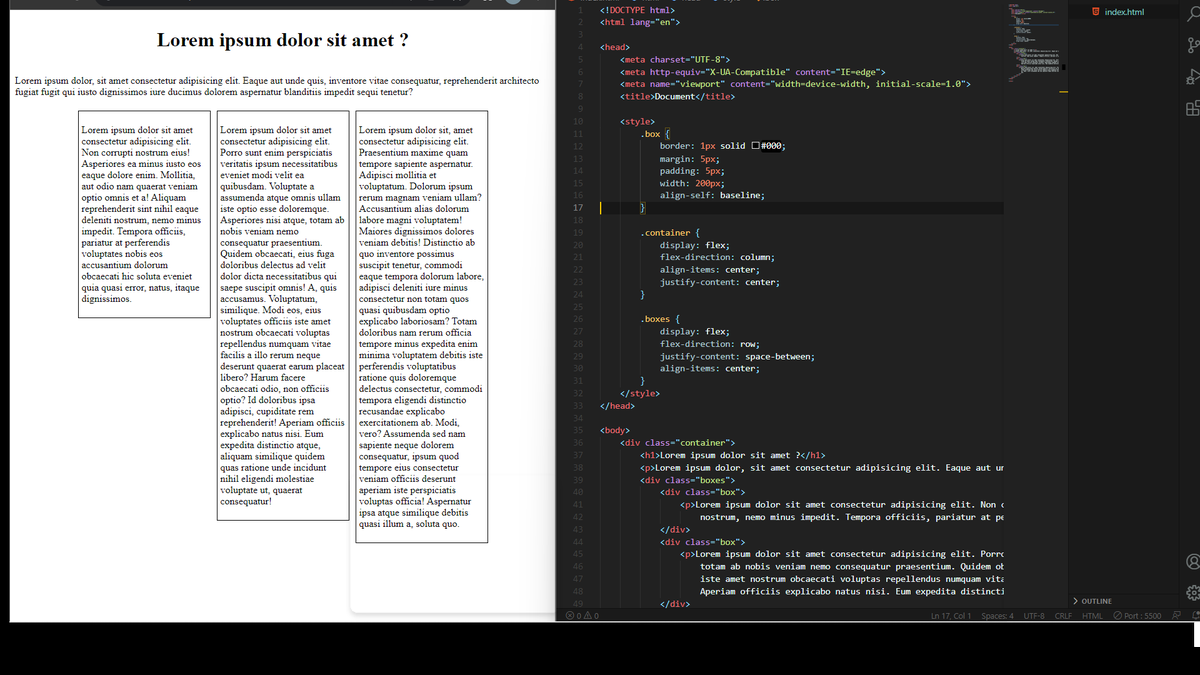 ️دعونا نفهم أساسيات CSS Flexbox ️ flexbox هو نموذج تخطيط أحادي الأبعاد يمكن استخدامه لإنشاء ...