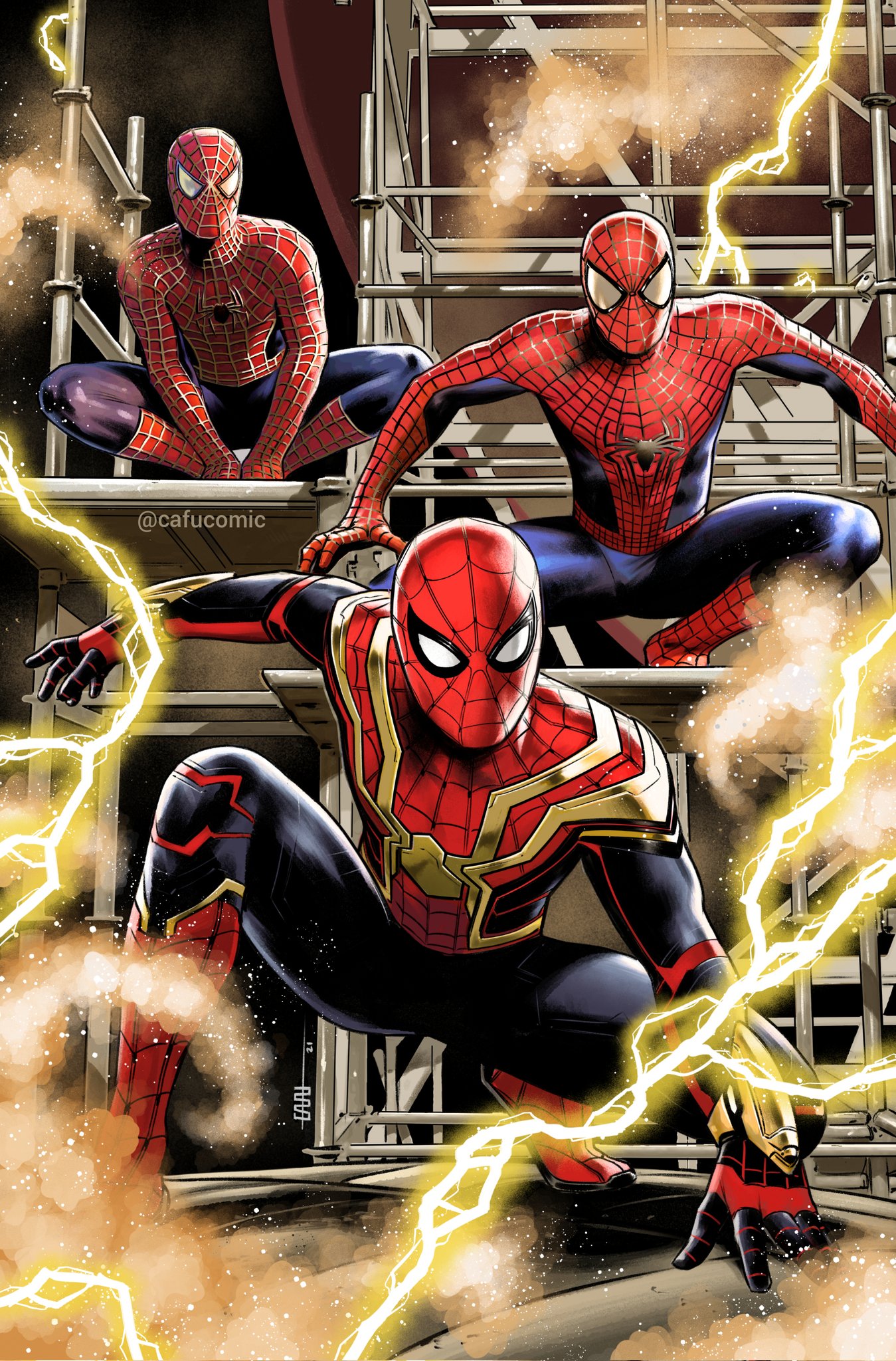 Spiderman Comic Cover Art