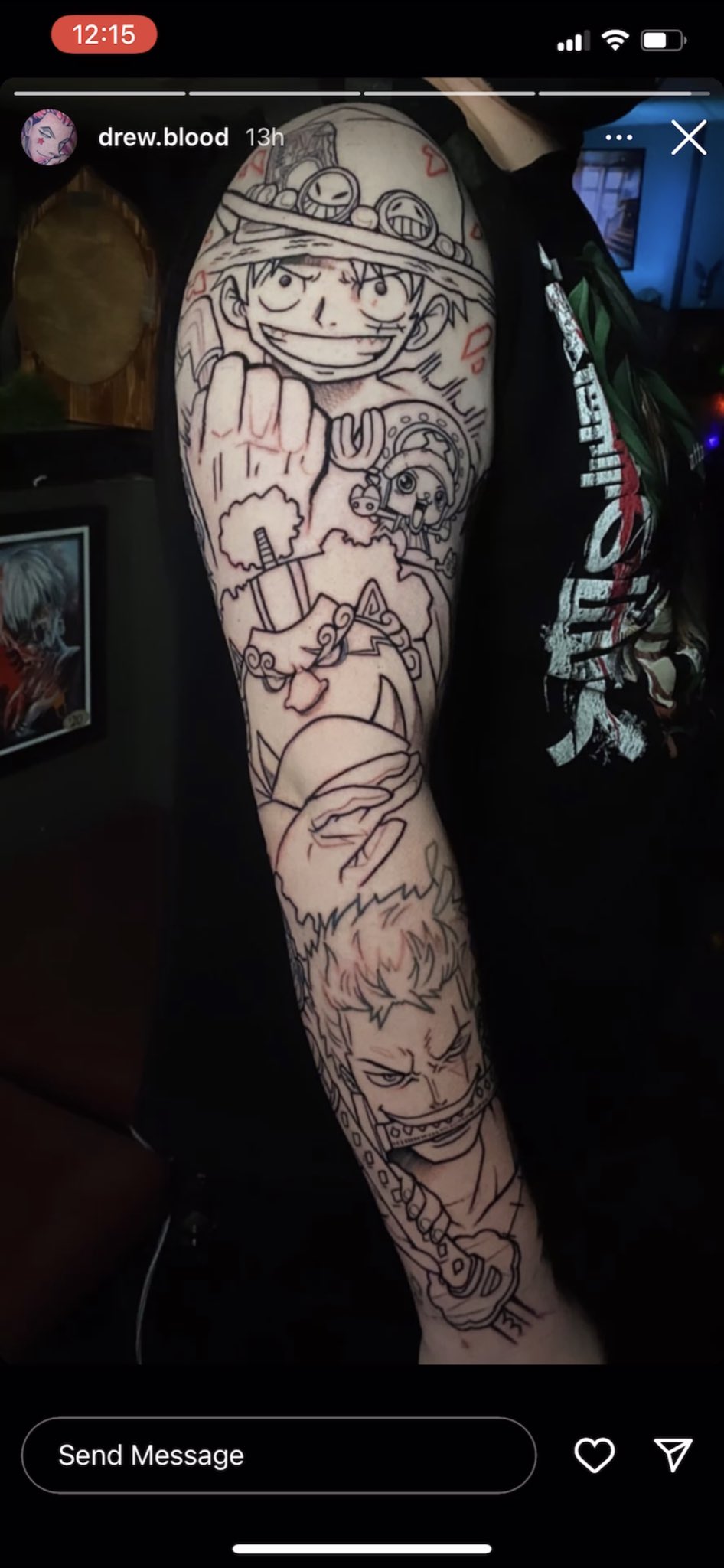 Cartoon Tattoo Sleeve