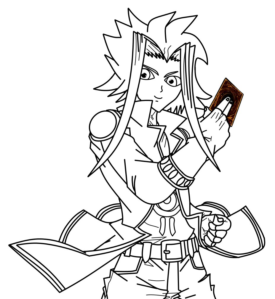 Yugioh 5ds Coloring Pages