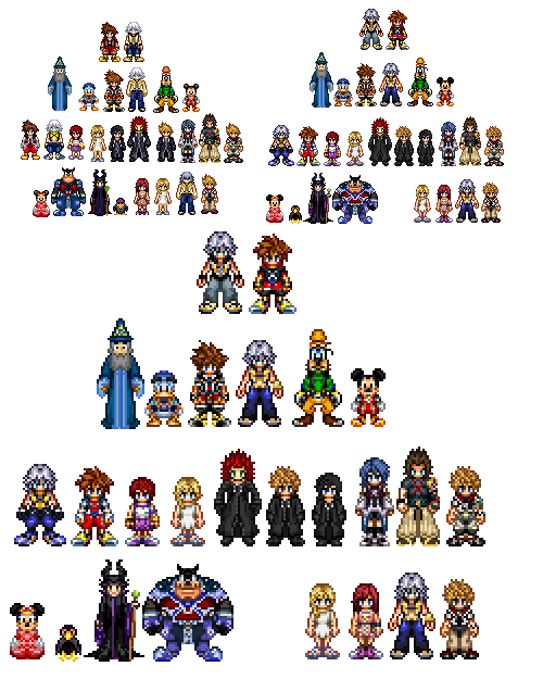 Kingdom Hearts Sprites