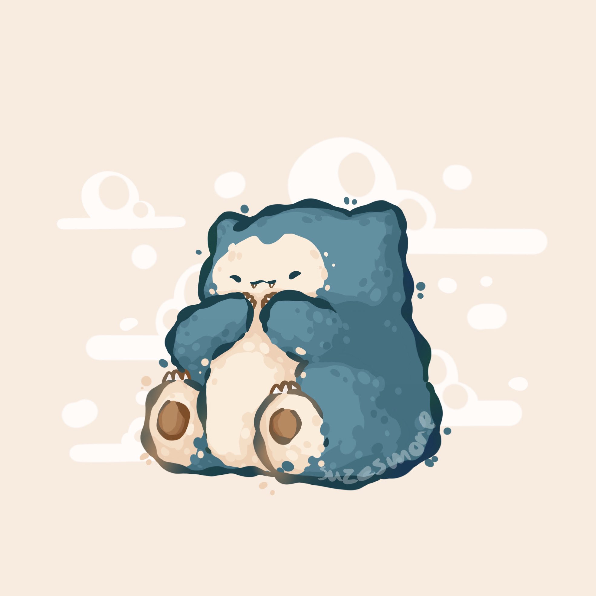 Cute Snorlax Wallpaper